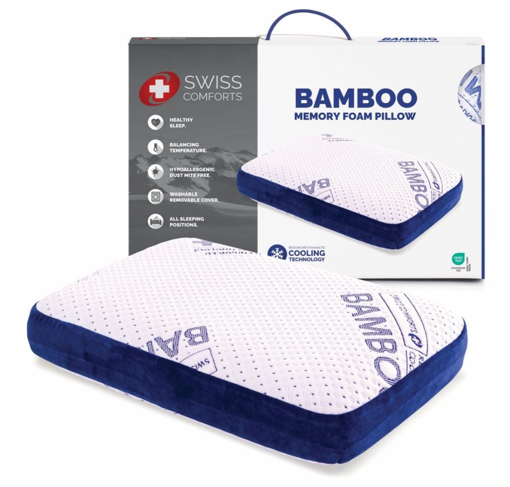 The Bamboo Memory Foam Pillow - Swiss Comforts